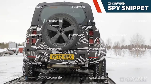Land Rover Defender SVX in the works; spotted testing - CarWale
