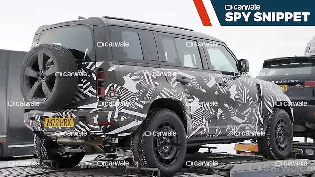 Land Rover Defender SVX in the works; spotted testing - CarWale