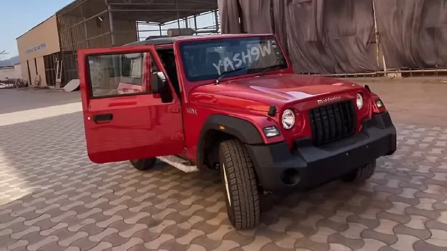 Mahindra Thar RWD base variant reaches dealerships - CarWale