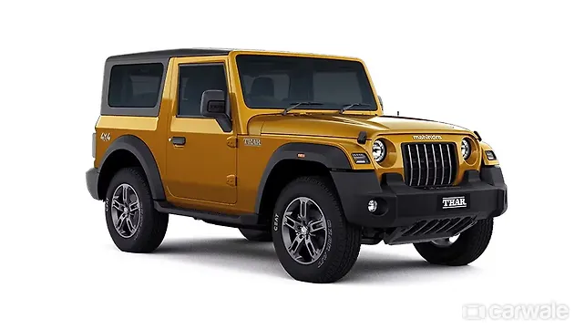 Mahindra Thar 4x4 variants get two new colours - CarWale