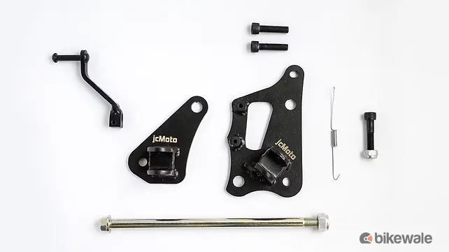 Hero Xpulse 200 Enduro Footpeg Hangers by JCMoto: Introduction - BikeWale