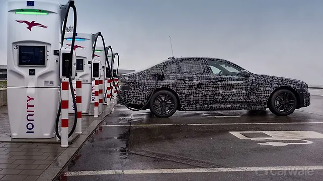 BMW i5 teased undergoing winter testing - CarWale