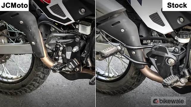 Hero Xpulse 200 Enduro Footpeg Hangers by JCMoto: On The Bike - BikeWale