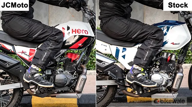 Hero Xpulse 200 Enduro Footpeg Hangers by JCMoto: On The Bike - BikeWale