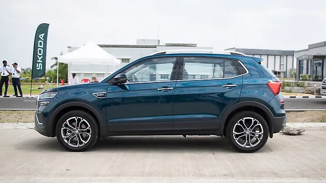 Here are detailed images of Skoda Kushaq and Slavia Lava Blue - CarWale