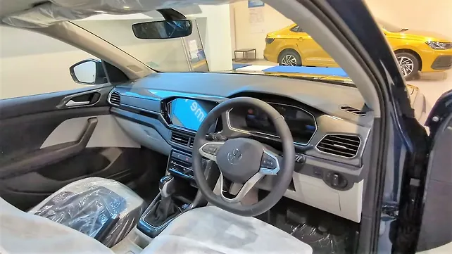 Volkswagen Taigun Lava Blue colour variant arrives at dealerships - CarWale