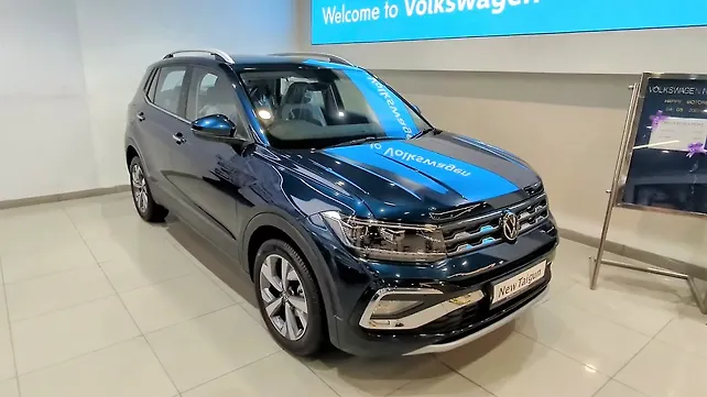 Volkswagen Taigun Lava Blue colour variant arrives at dealerships - CarWale