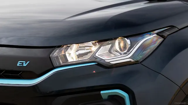 Tata Nexon EV facelift spied testing in India - CarWale