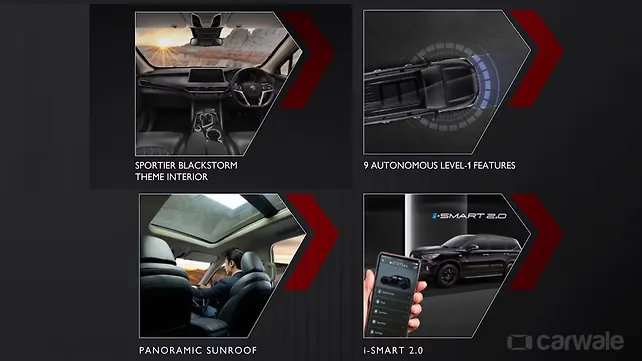 MG Gloster Blackstorm interior images: New highlights - CarWale