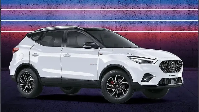 MG Astor colours rejigged | CarTrade