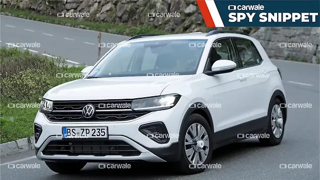 Volkswagen Taigun facelift revealed in spy pictures - CarWale