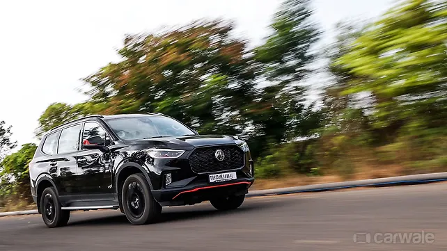 MG Gloster Blackstorm Edition real-world performance figures revealed ...