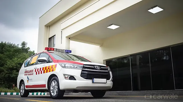 Toyota Innova Crysta Ambulance introduced - CarWale