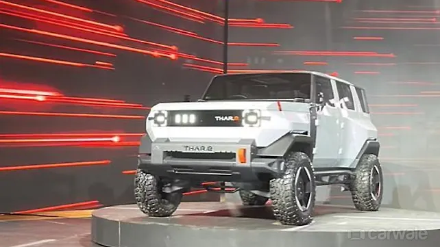 Mahindra Thar.e five-door Concept breaks cover - CarWale