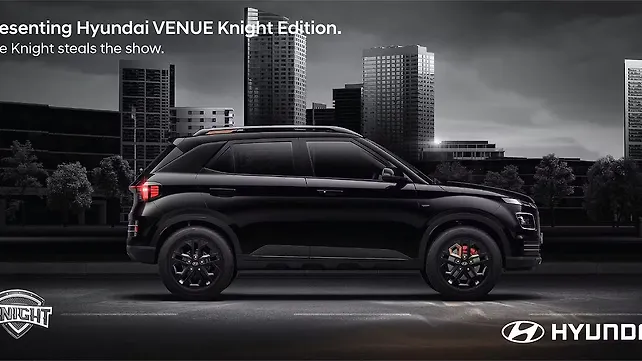 Hyundai launches Venue Knight Edition; prices start at Rs. 10 lakh ...