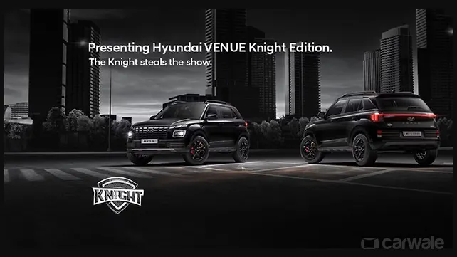 Hyundai Venue Knight Edition photo gallery: What is new on the outside ...