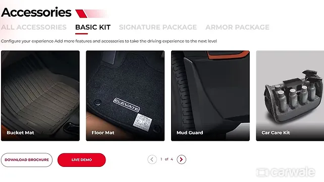 Honda Elevate accessories and packages detailed - CarWale