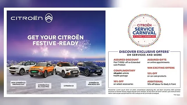 Citroen announces ‘Care Festival’ ahead of festive season - CarWale