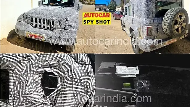 Mahindra Thar 5-door new spy shots reveal fresh details - CarWale