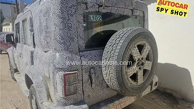 Mahindra Thar 5-door new spy shots reveal fresh details - CarWale