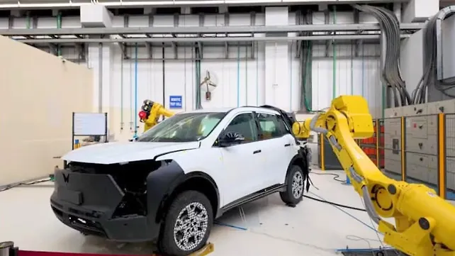 Mahindra XUV.e8 spotted in near production-ready form - CarWale