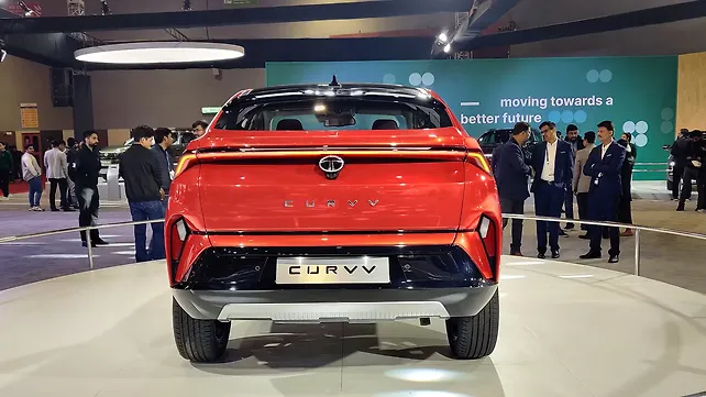 Tata Curvv ICE showcased at the Bharat Mobility Expo - CarWale