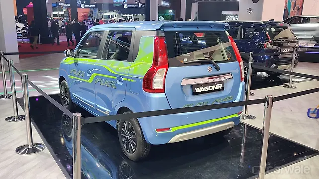 Maruti Wagon R Flex Fuel showcased at Bharat Mobility Expo - CarWale