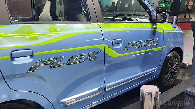 Maruti Wagon R Flex Fuel showcased at Bharat Mobility Expo - CarWale