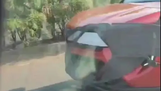 Mahindra XUV 3XO base variant spied testing - CarWale