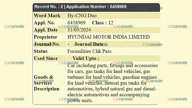 Hyundai registers new trademarks; cars with two CNG cylinders coming ...