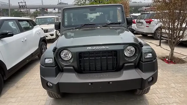 Mahindra Thar Deep Forest colour arrives at local dealerships - CarWale