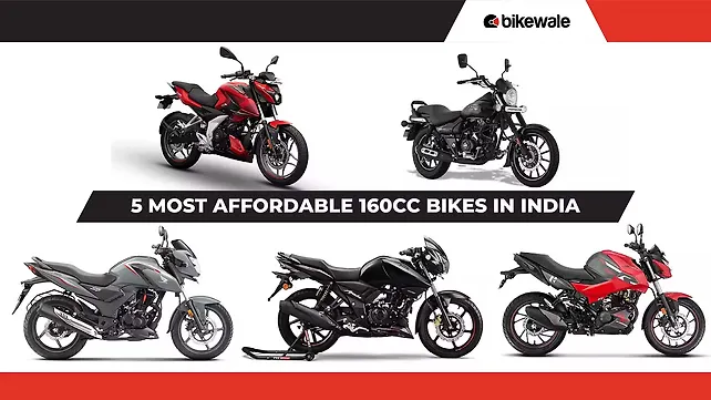 5 Most affordable 160cc bikes on sale in India - BikeWale