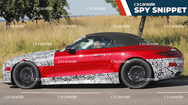 India-bound Mercedes Maybach SL spied on test - CarWale