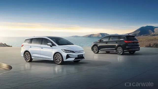 BYD e6 facelift teased for the Indian market - CarWale