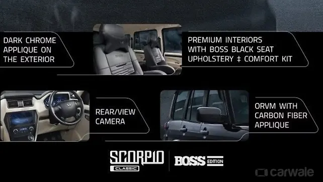 Mahindra Scorpio Classic Boss Edition: All you need to know - CarWale