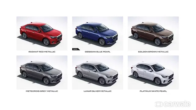 New Honda Amaze colour and variant options revealed - CarWale