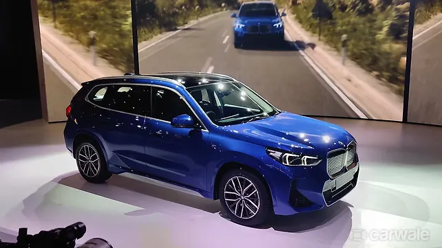 New BMW iX1 LWB launched at Bharat Mobility Expo 2025 - CarWale