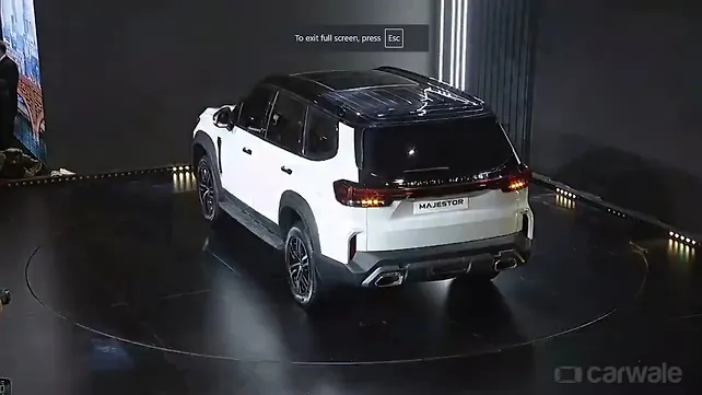 MG Majestor SUV revealed at Bharat Mobility Expo 2025 - CarWale