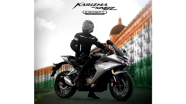 Hero Karizma XMR Combat edition teased! - BikeWale