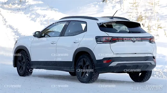 Exclusive: India-bound Volkswagen Tera spied testing in snow - CarWale