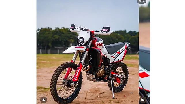 Hero Xpulse 210 Rally prototype makes official debut - BikeWale