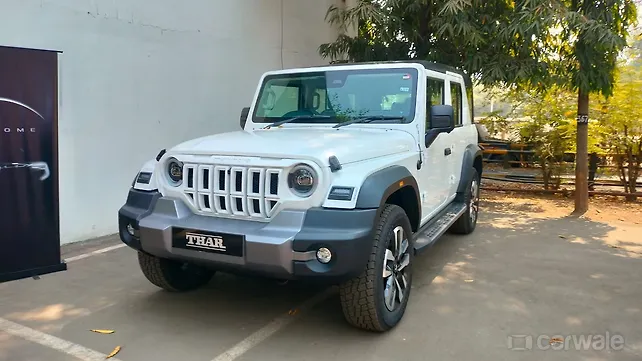 Mahindra Thar Roxx with Mocha Brown Interior: Now in Pictures - CarWale