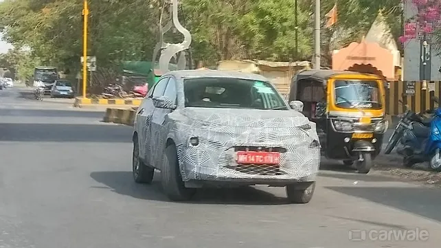Tata Curvv CNG Variant Spotted Testing - CarWale