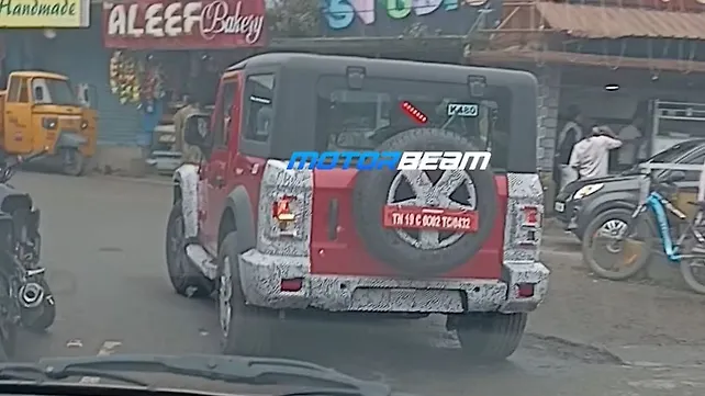 Mahindra Thar 3-door Facelift Starts Testing Ahead of Launch - CarWale
