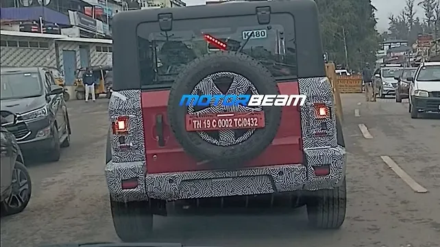 Mahindra Thar 3-door Facelift Starts Testing Ahead of Launch - CarWale