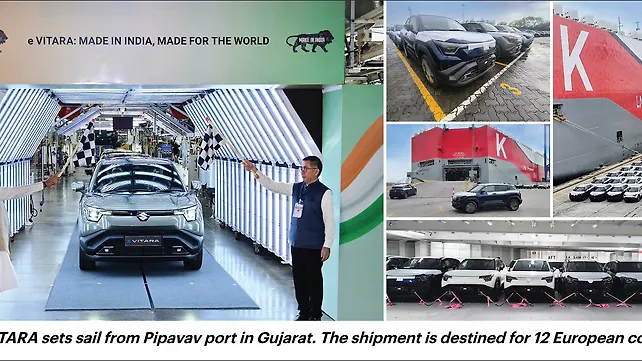 Maruti begins exports of e Vitara to Europe - CarWale