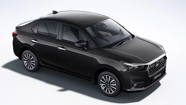 Honda Amaze Now Available in New Crystal Black Pearl Colour - CarWale