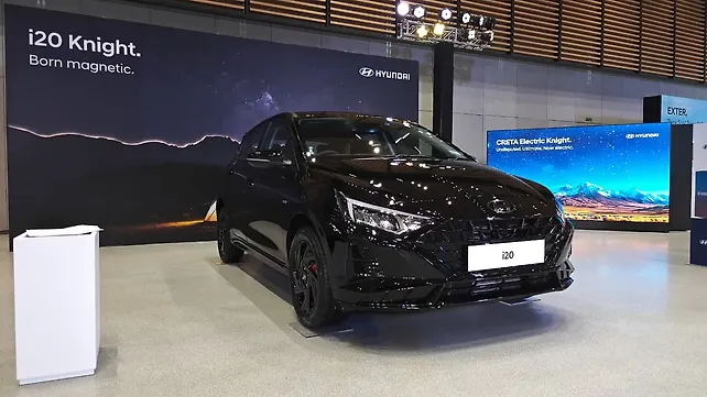 Hyundai i20 Knight Edition Showcased - CarWale