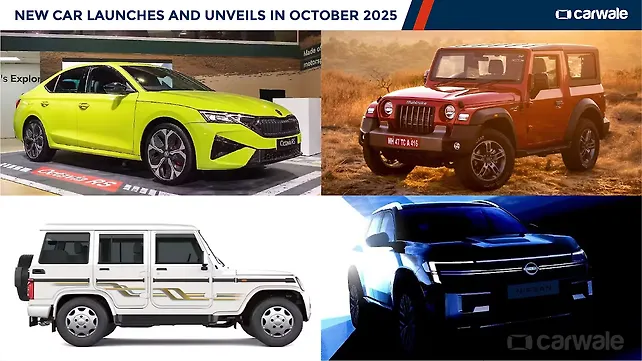 New Car Launches and Unveils in October 2025 - CarWale