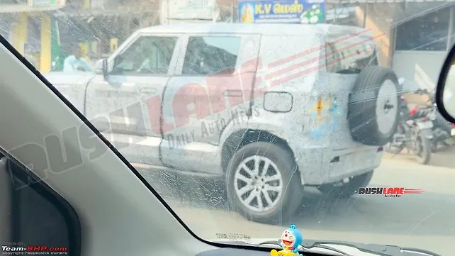 New Mahindra Vision S spy shots hint at mini Scorpio N design - CarWale